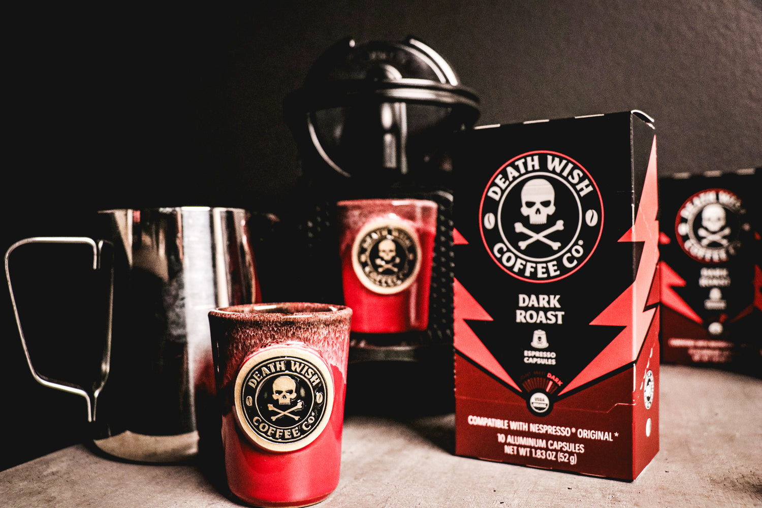 Introducing Death Wish Coffee Dark Roast Espresso Capsules – Death Wish ...