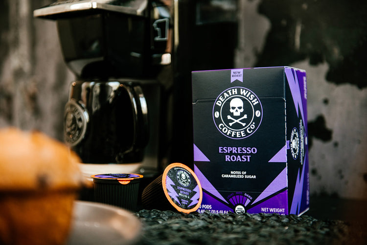 Espresso Roast + Valhalla Java Single-Serve Pod Bundle – Death Wish Coffee