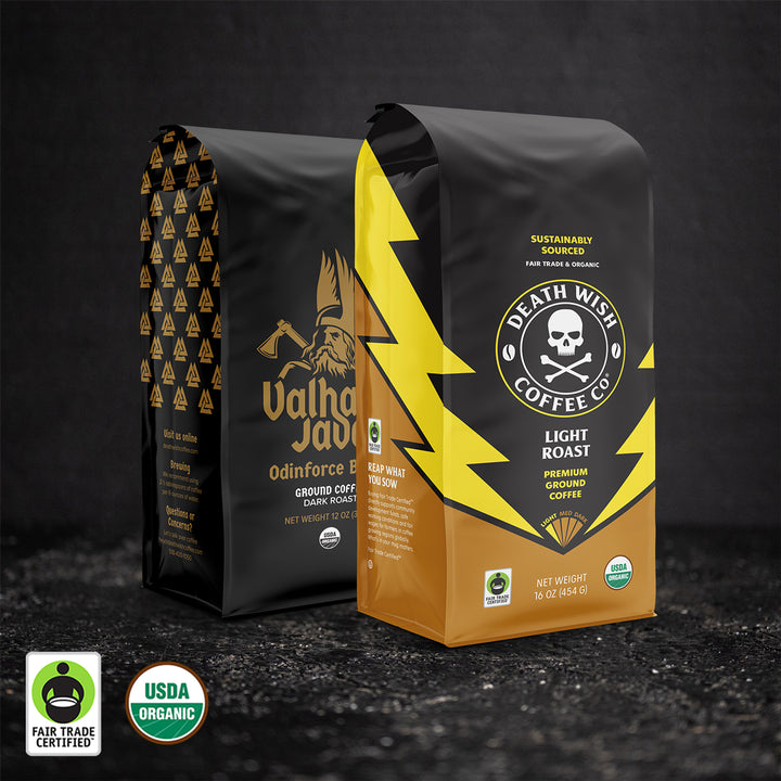 Valhalla Java Odinforce Blend Organic Coffee – Death Wish Coffee