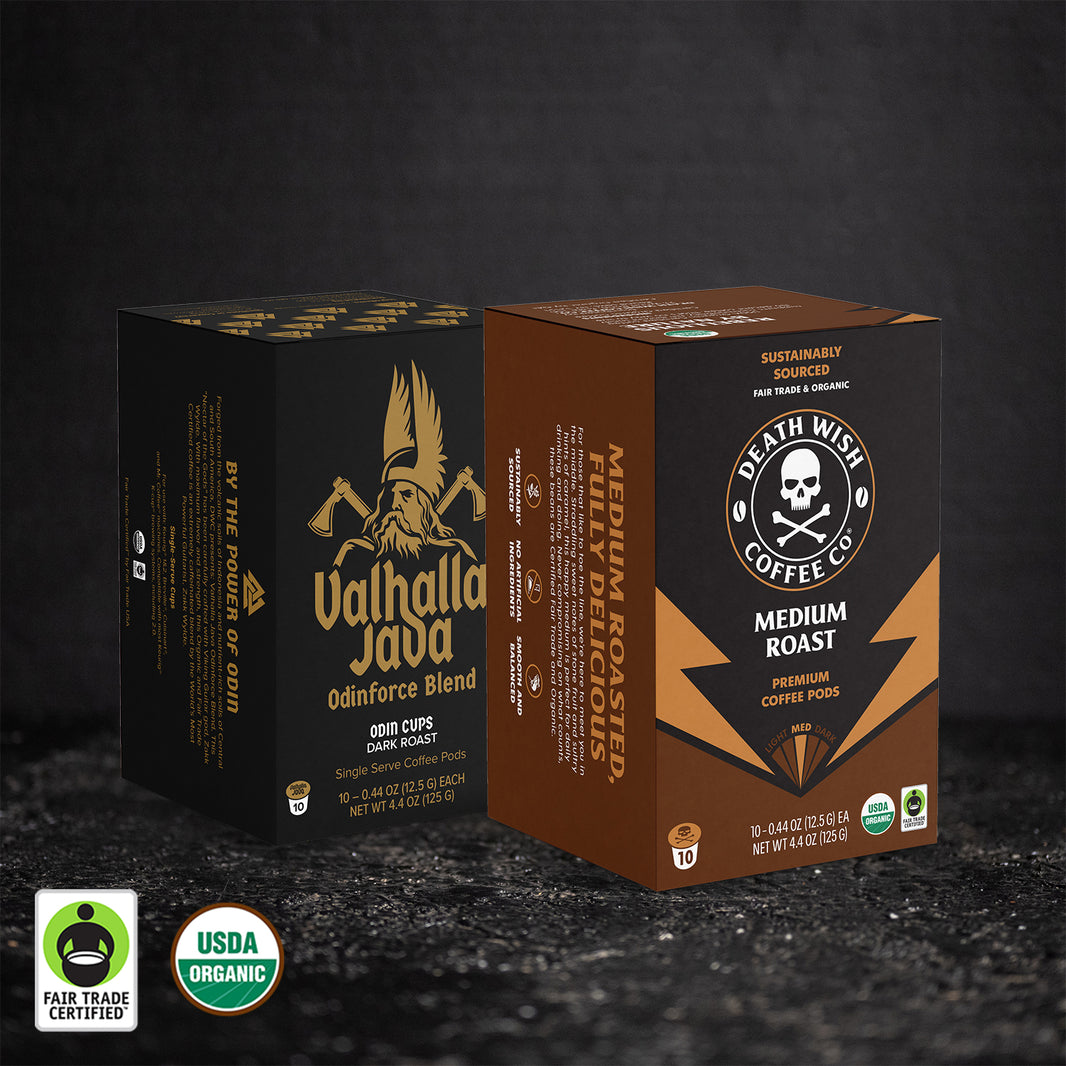 Valhalla Java Odinforce Blend Organic Coffee – Death Wish Coffee