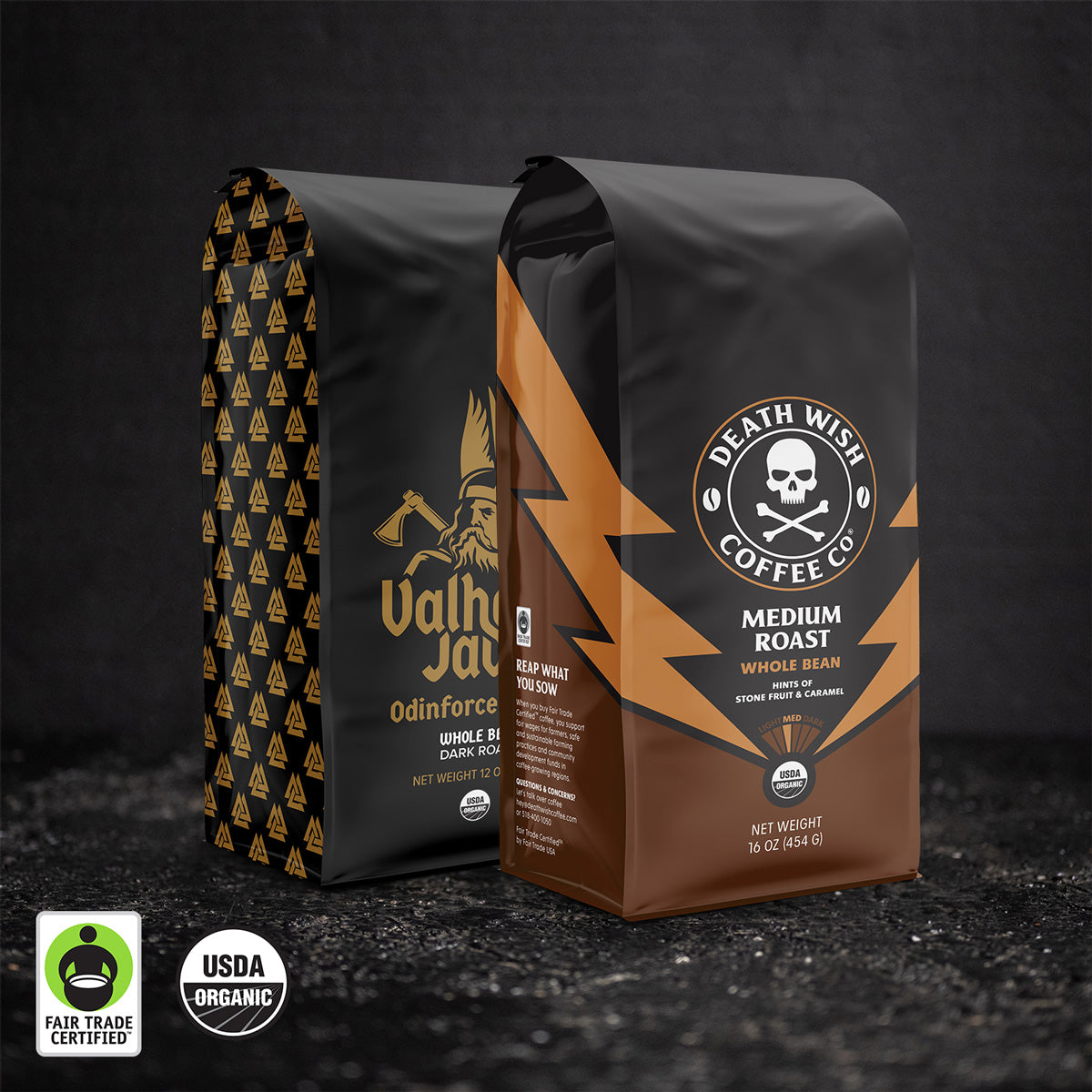 Medium Roast + Valhalla Java Bundle – Death Wish Coffee Company