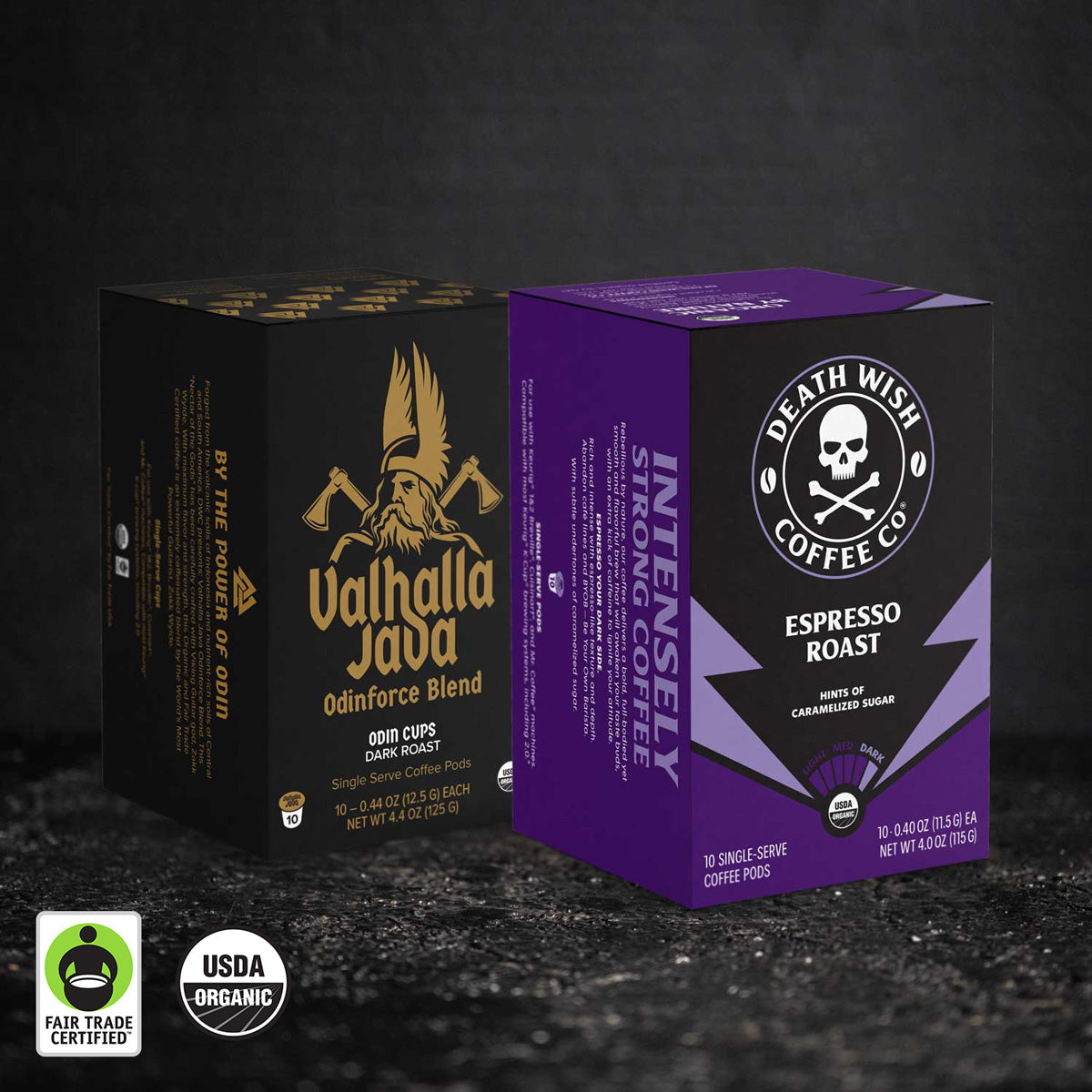 Products – tagged "Valhalla Java Odinforce Blend" – Death Wish Coffee